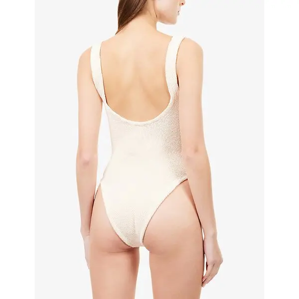 Hunza G Celine Scoop Neck Swimsuit - Blush