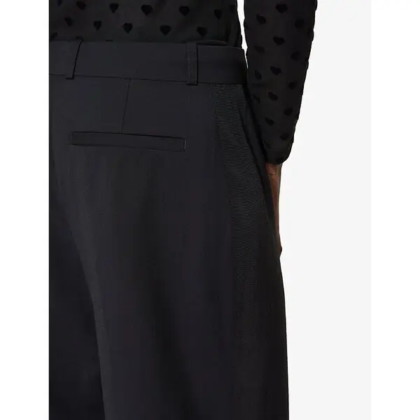 The Kooples Wide-leg Wool Trousers