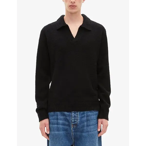 The Kooples Open-collar Wool Jumper