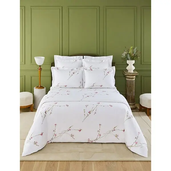 YVES DELORME Gaura Cotton-blend Bedcover