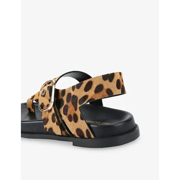 Kurt Geiger Ryhan Flat Suede Sandals