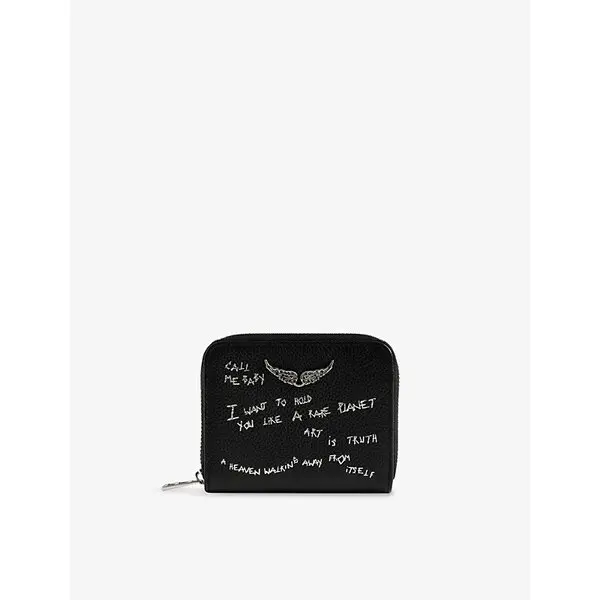Zadig&Voltaire Zv Mini Leather Purse - Black