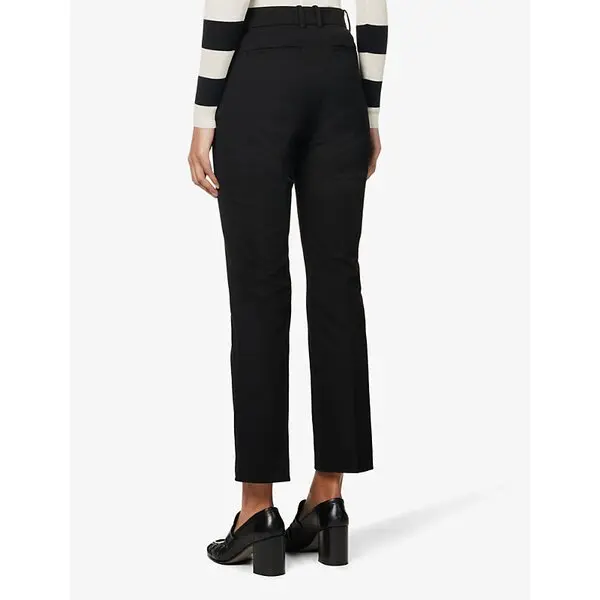 JOSEPH Coleman Stretch-gabardine Straight Leg Trousers