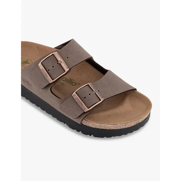 BIRKENSTOCK Arizona Flex Platform Woven Sandals - Mocca
