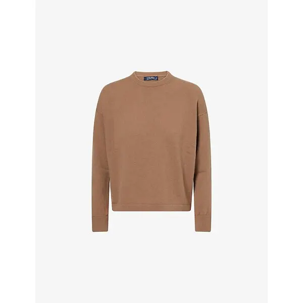 Max Mara Wool And Cashmere Blend Jumper - Mud