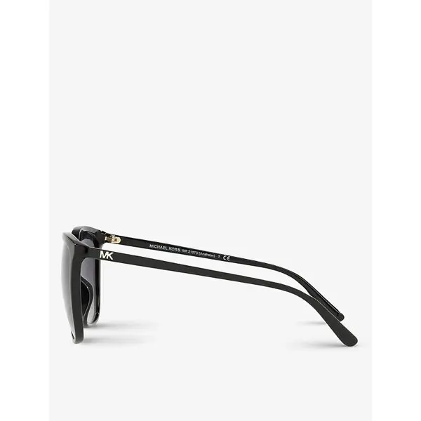 Michael Kors Square Frame Acetate Sunglasses - Black