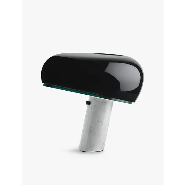 FLOS Snoopy Touch Metal And Marble Table Lamp 36.9cm - Black
