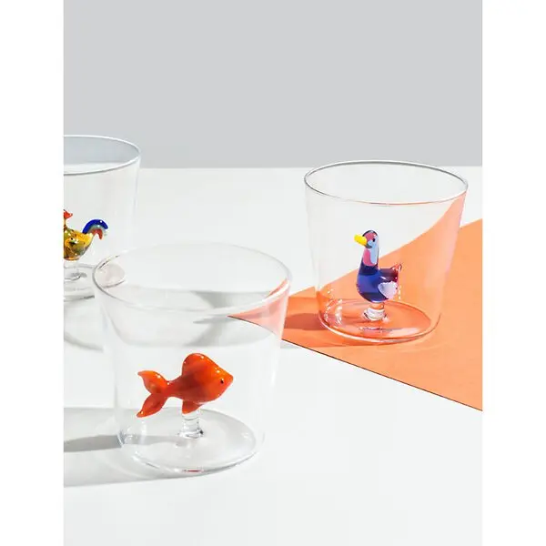 ICHENDORF MILANO Goose Glass Tumbler 8cm - Multicolor