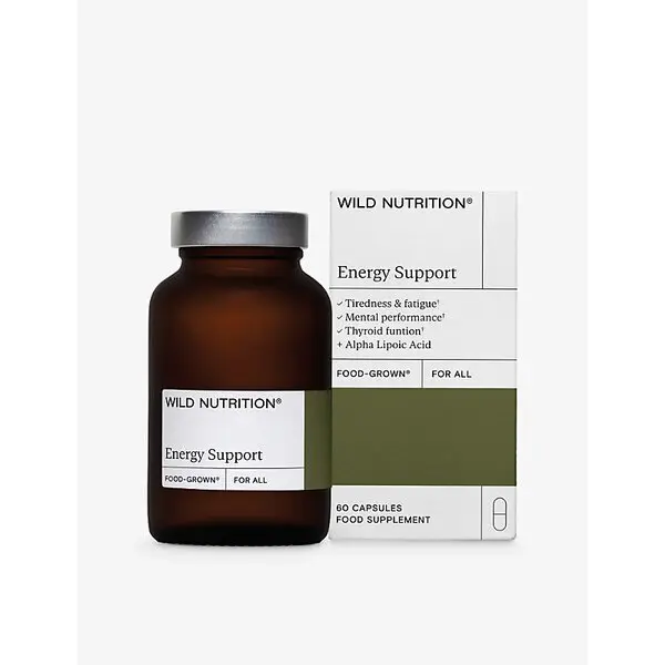 WILD NUTRITION Energy Support Supplements 60 Capsules - One-color