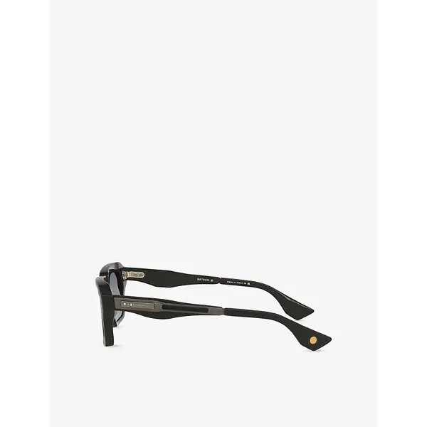 Dita Detron Square-frame Acetate Sunglasses - Black