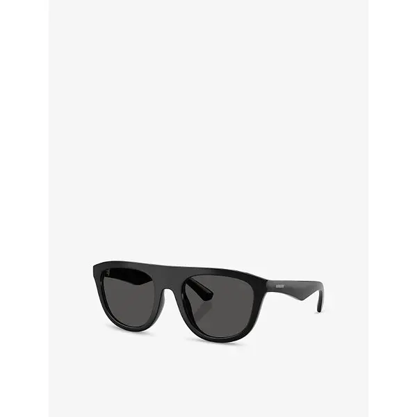 Burberry Square-frame Injected Sunglasses - Black