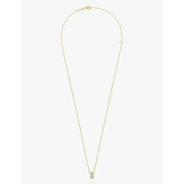 Boucheron Quatre Radiant Edition 18ct Yellow And Diamond Pendant Necklace - Gold