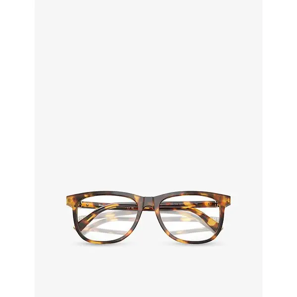 Miu Miu Acetate Square Frame Eyeglasses