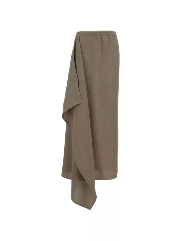 Dusan Draped Maxi Skirt