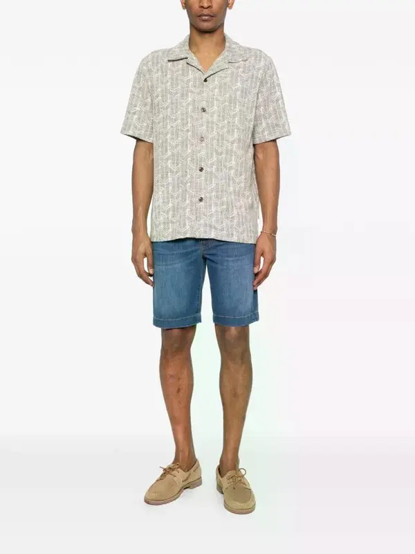 Jacob Cohen Logo-patch Denim Shorts