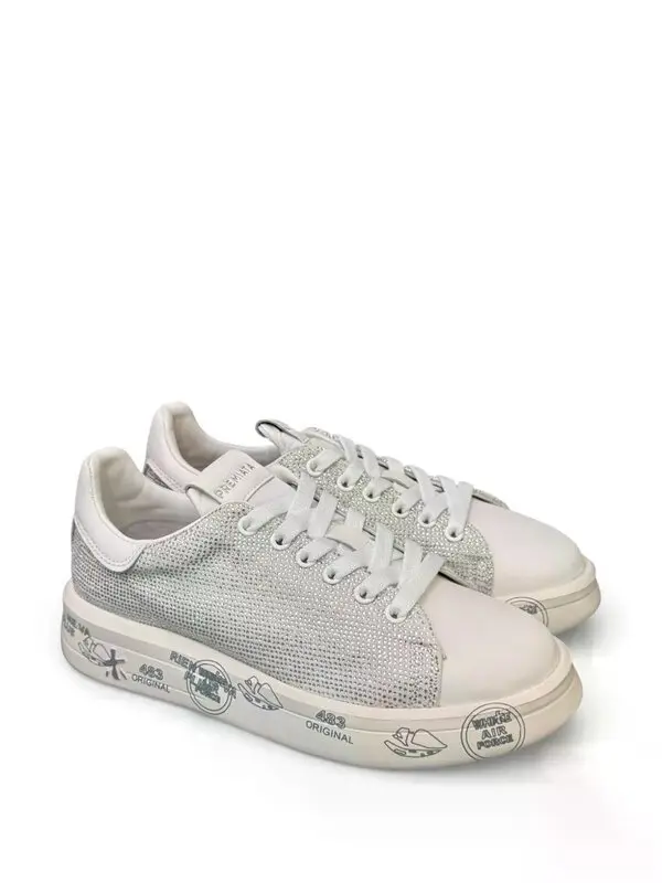 Premiata Belle Embellished Sneakers - Neutrals