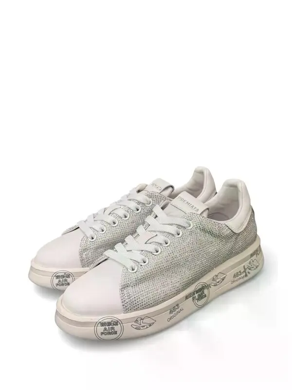 Premiata Belle Embellished Sneakers - Neutrals