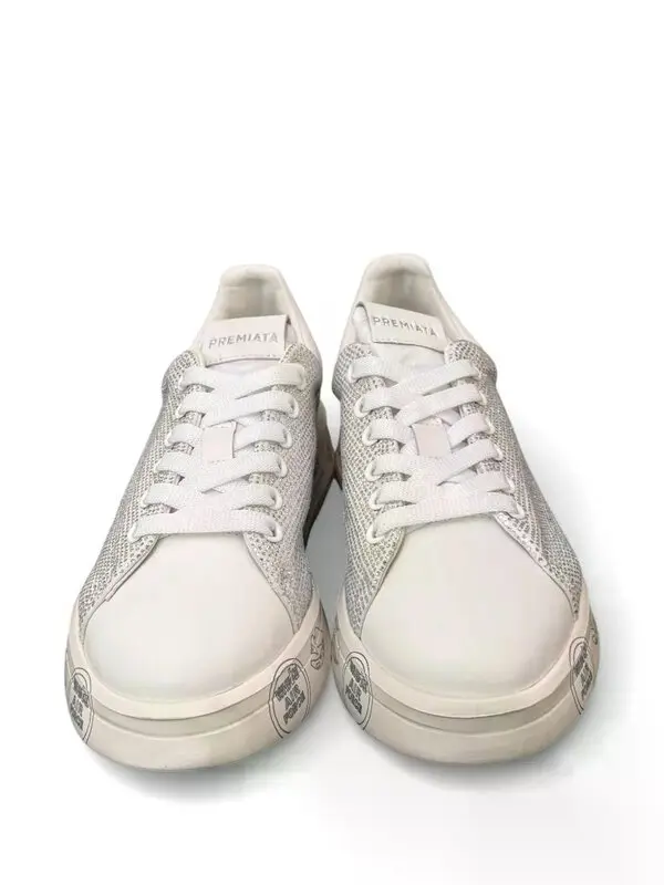 Premiata Belle Embellished Sneakers - Neutrals