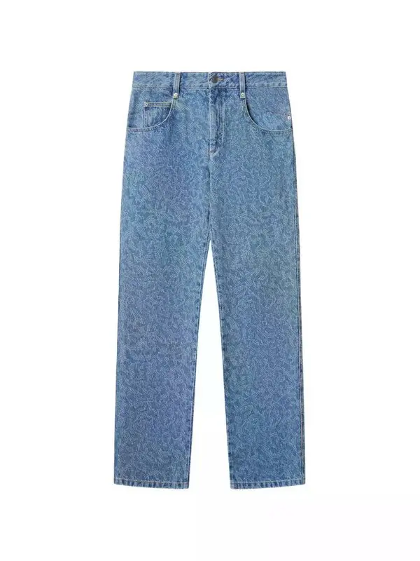 MARANT ETOILE Brinsa Pattern Straight Jeans