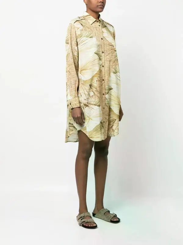 FAY Ipanema Dreams Print Shirt Dress