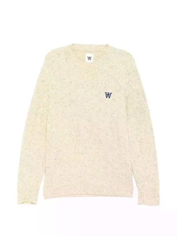 Wood Wood Logo Embroidered Jumper