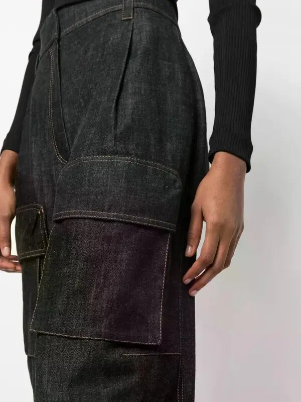 Brunello Cucinelli High-waisted Cargo Jeans