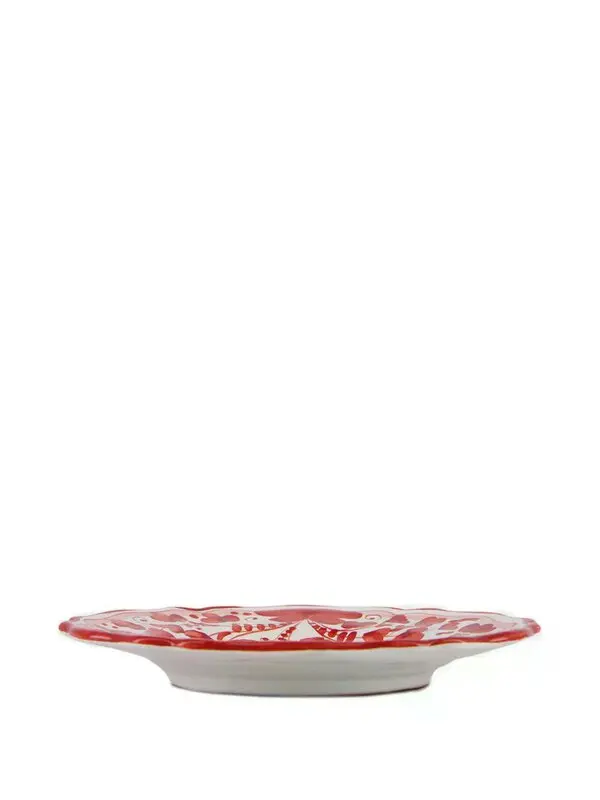LES-OTTOMANS Peacock Handpainted Pleate Set