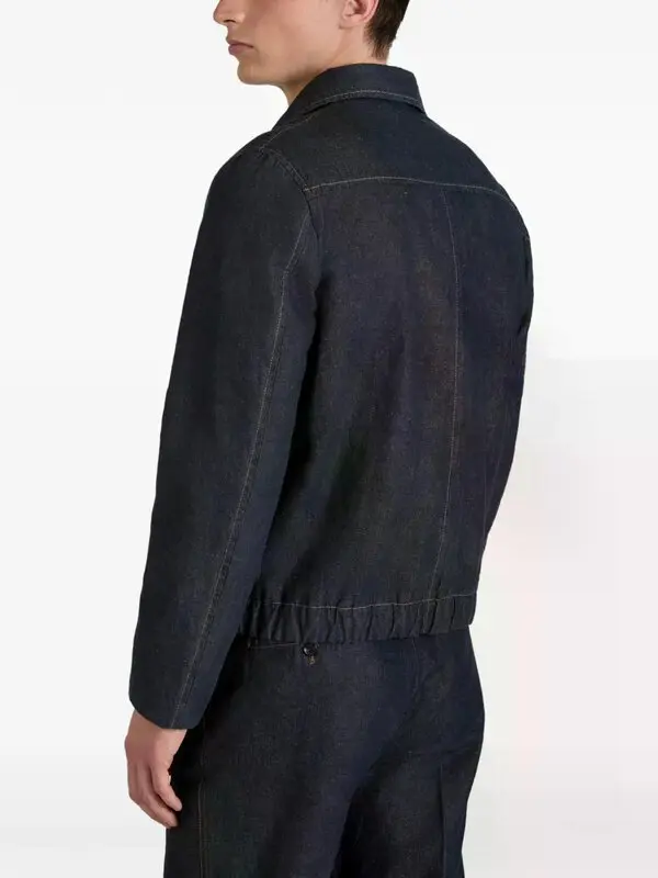 Montedoro Primo Denim Bomber Jacket