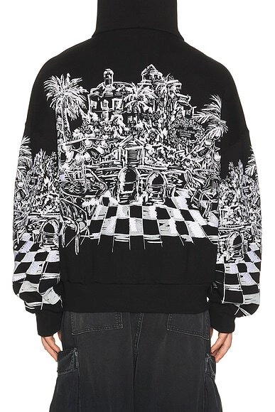 Amiri Chateau Sketch Zip Hoodie