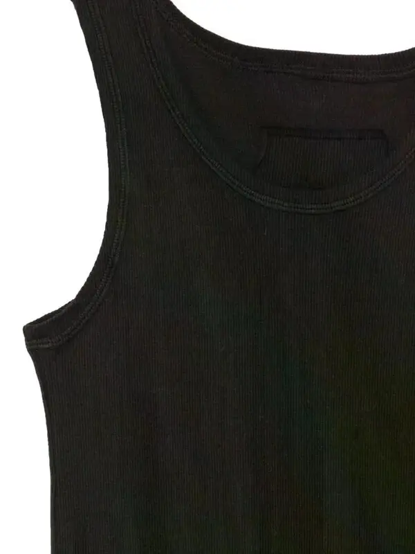 PRIVATE 0204 Ribbed Cotton Tank Top