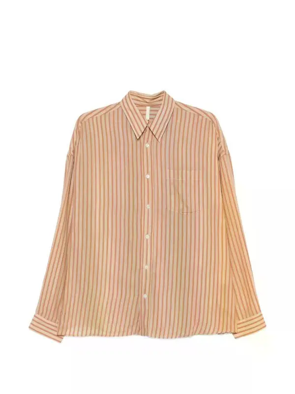 SUNFLOWER Stable Striped Shirt - Brown