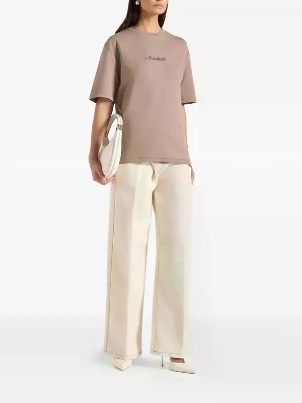 Manière De Voir Signature T-shirt - Neutrals