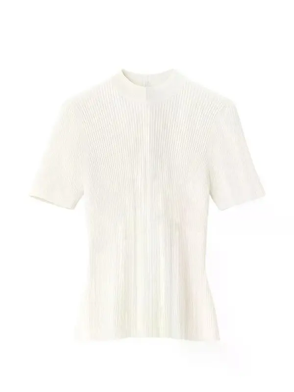 John Richmond Ribbed Short-sleeve Top