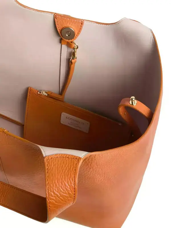 COCCINELLE Large C-easy Tote Bag - Orange