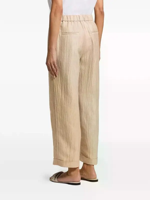 Peserico Wet-effect Trousers