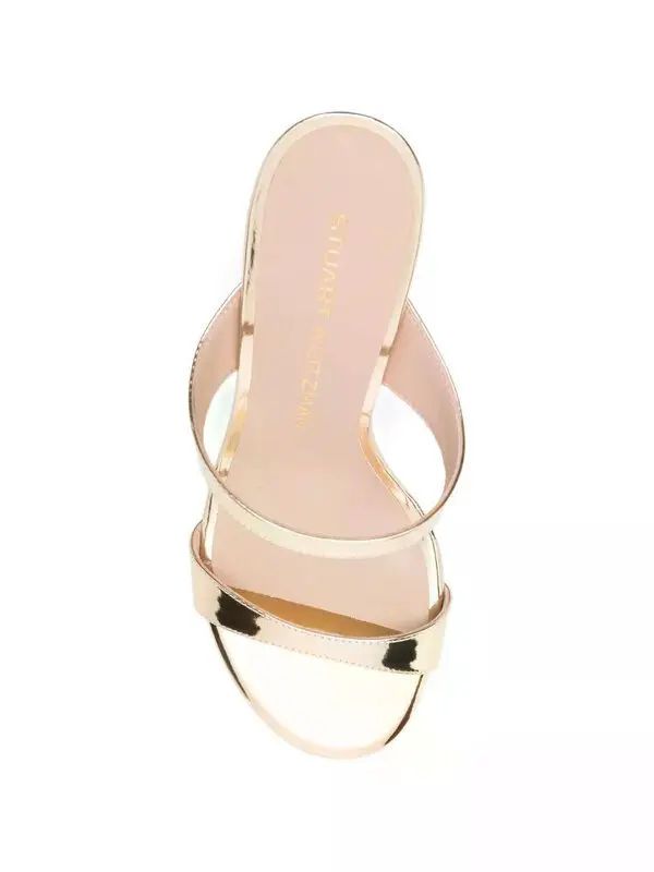 STUART WEITZMAN Tone Open Toe Stiletto Heel Pumps