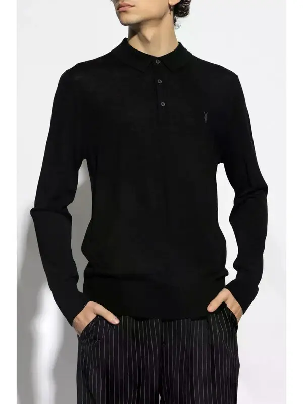 ALLSAINTS Mode Polo Shirt - Black