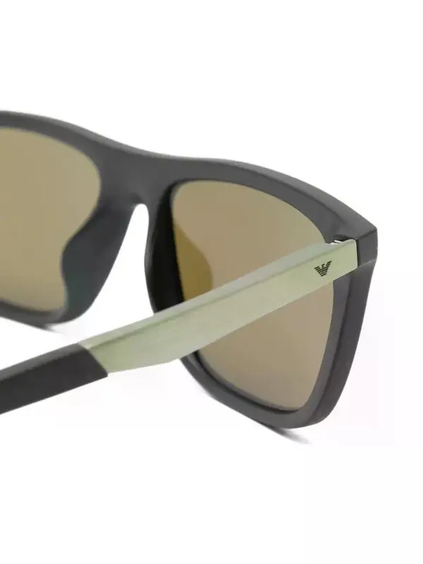 Emporio Armani Rectangle Frame Sunglasses