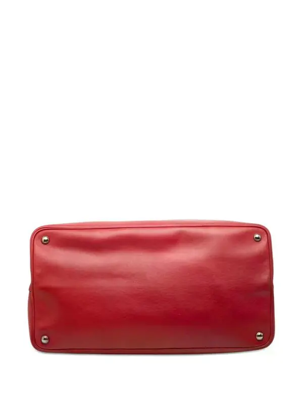 Prada Large Saffiano Cuir Double Satchel