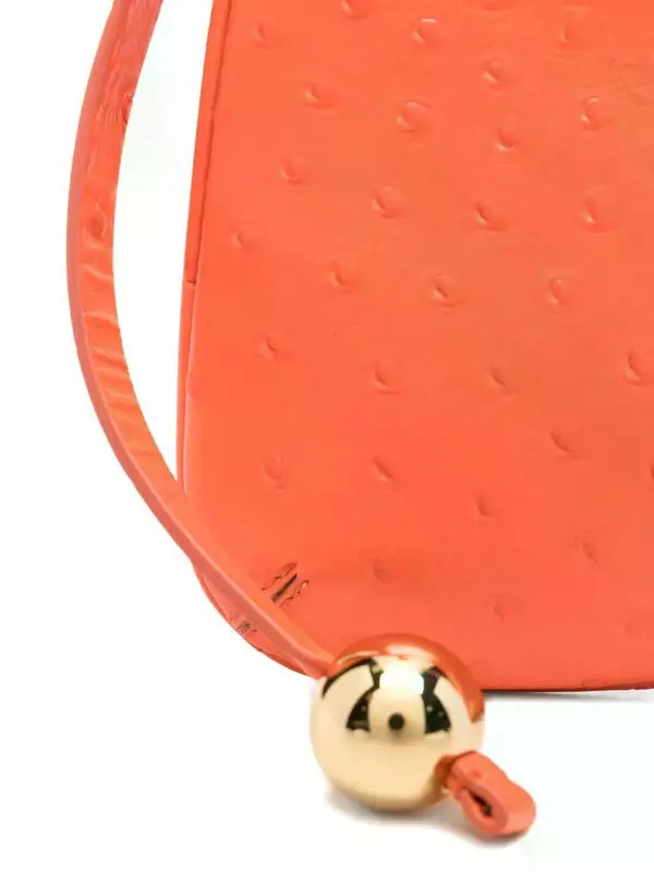 Jacquemus Bisou Perle Shoulder Bag - Orange