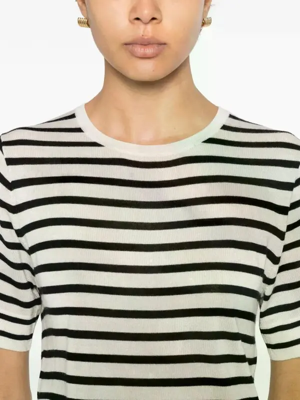 Soft Goat Striped T-shirt