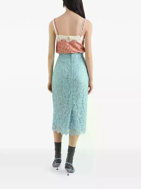 Dolce & Gabbana Lace Midi Skirt