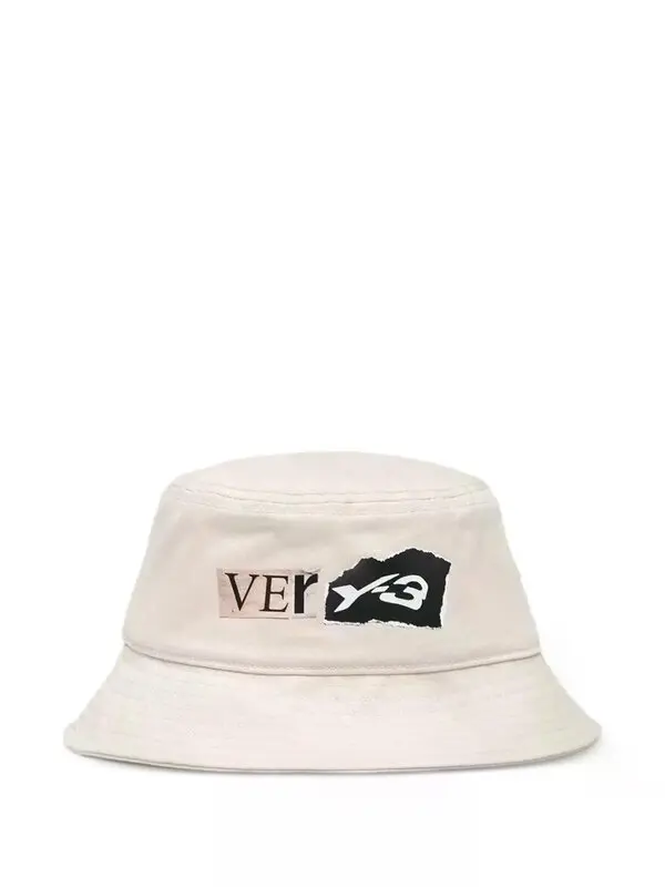 Y3 Graphic Bucket Hat - Neutrals