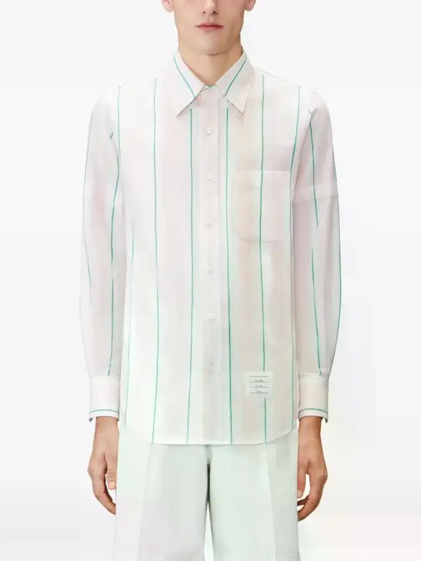 Thom Browne Striped Cotton Shirt