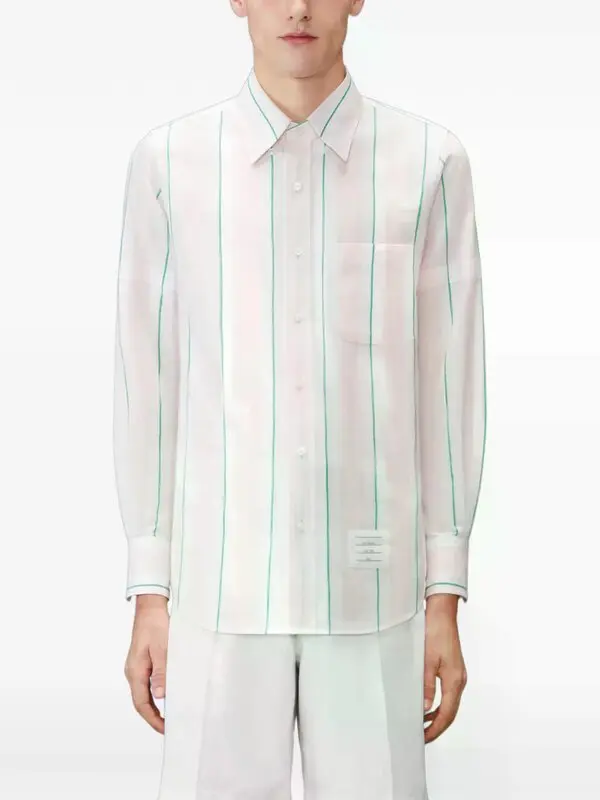 Thom Browne Striped Cotton Shirt