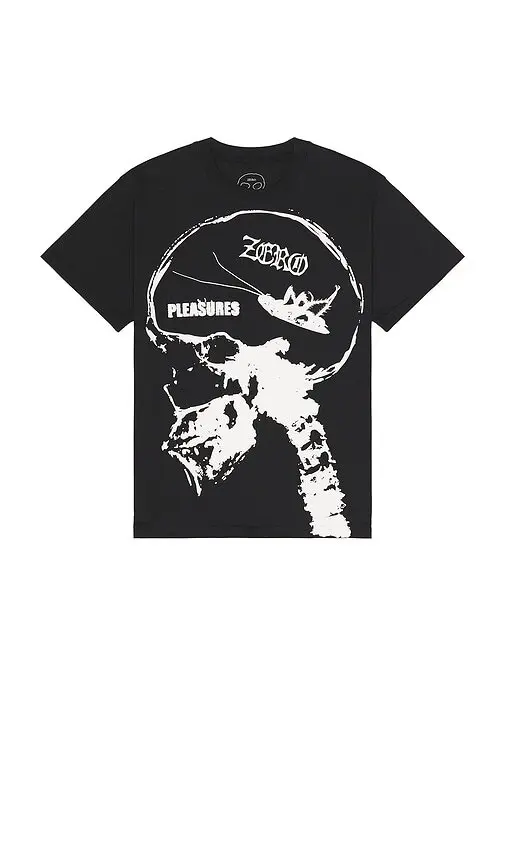 PLEASURES X Zero Skateboards Roaches T-shirt In . Also