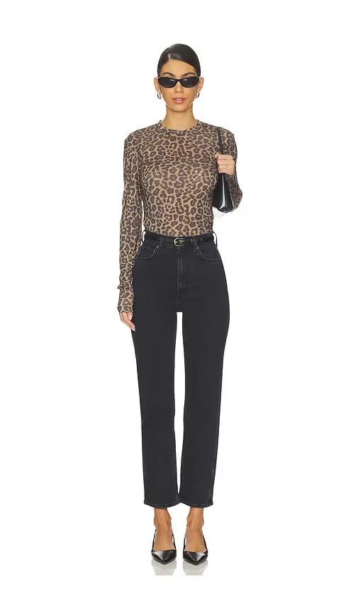 ANINE BING Sylvie Long Sleeve Top