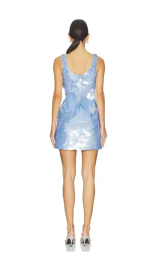 Simkhai Emilie Sequin Mini Dress - Baby Blue