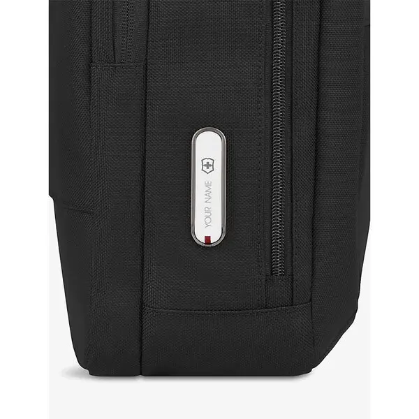 VICTORINOX Mythos Deluxe Leather And Woven Briefcase