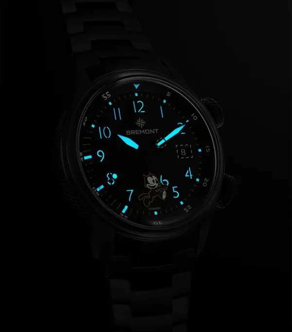 BREMONT Felix The Cat Titanium Altitude Mb Meteor Pilot's Watch